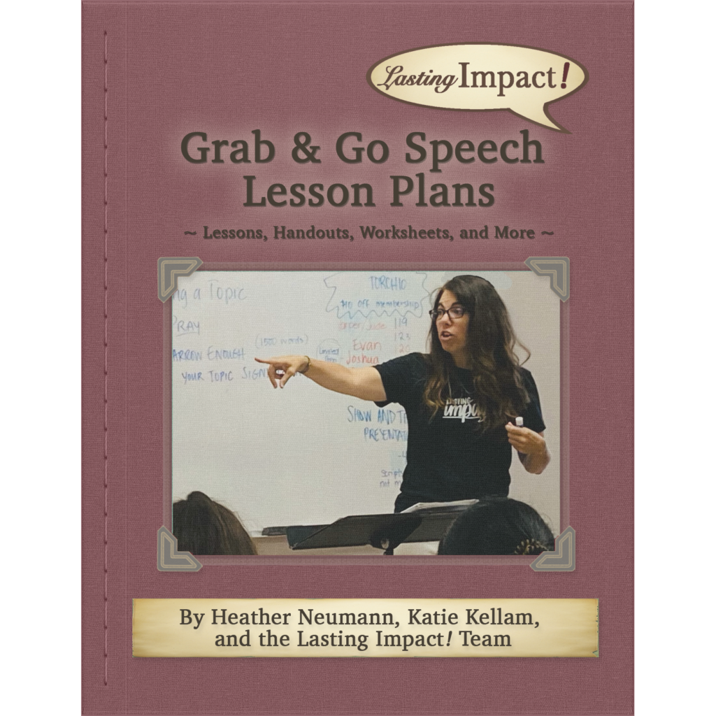 Grab & Go Speech Lessons Plans (eBook) - Lasting Impact!
